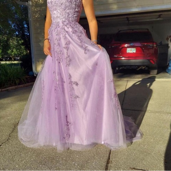 Dresses | Lilac Promquinceanera Dressthis Dress Gives The Perfect ...